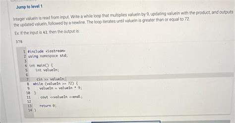 Solved Integer Valueln Is Read From Input Write A While