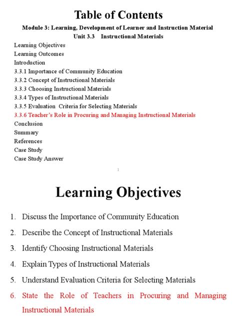 Module 3 Learning Development Of Learner And Instruction Material Pdf Learning Teachers