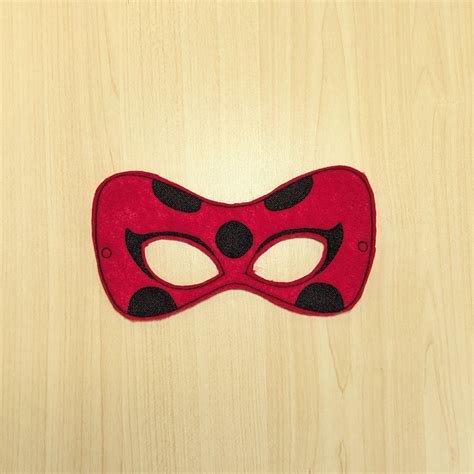 Miraculous Ladybug And Cat Noir Masks Commercial Embroidery Machine