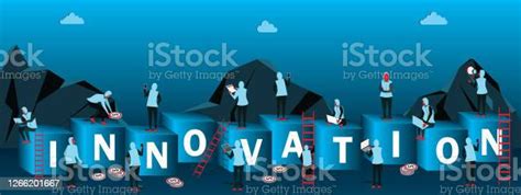 플랫 3d 등분 측정 벡터 일러스트 혁신 개념 디자인 리더십에 대한 스톡 벡터 아트 및 기타 이미지 리더십 모션 혁신 개념 Istock