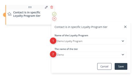 Workflow Condition Contact Is In Specific Loyalty Program Tier