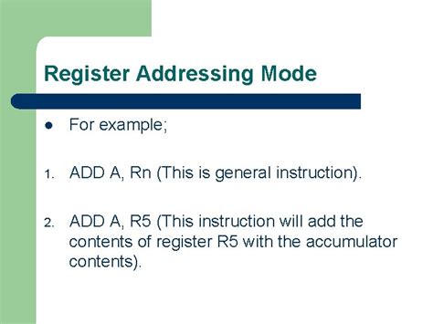 Microcontroller Instruction Set L Subject Microcontroller And Embeded