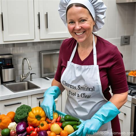 Professional Kitchen Scene Stable Diffusion Online