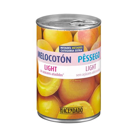 Melocotón Light Hacendado Sin Azúcares Añadidos Mercadona Precio Y