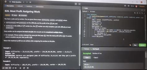 day 19 maximizing job profits for workers priyansh vashistha