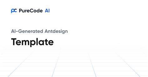 build great antdesign template components faster using ai tools