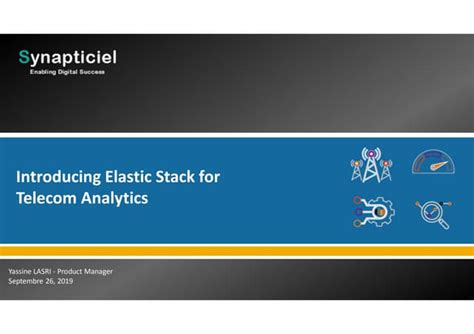 Webinar Elastic Stack {on Telecom} English Webinar Part 1 Pdf