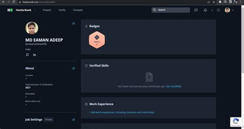 Md Eaman Adeep On Linkedin Python Programming Hackerrank Cse Bronzebadge Firstyear