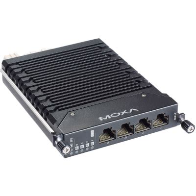 Moxa LM H GPoE Giga Ethernet Module For PT G G Series With BaseT