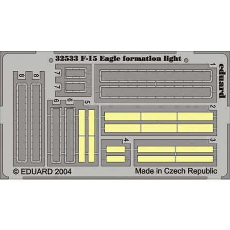 Colour Photoetch For 1 32 F 15 Formation Light For Tamiya Kit Ed