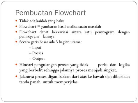 Flowchart Logika Pemrograman Komputer Dasar Pemrograman Pdf