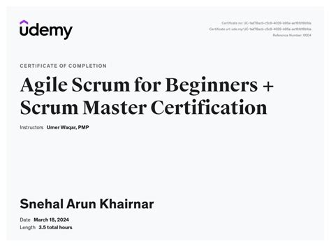 Snehal Khairnar On Linkedin Udemy Course Completion Certificate