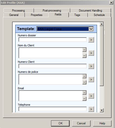 Import Agent Default Required Laserfiche Answers