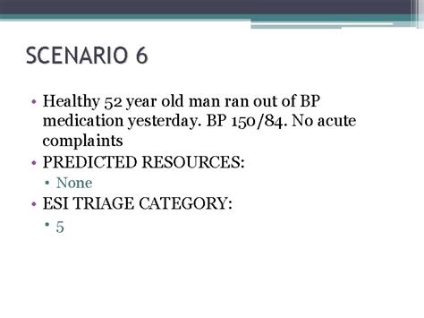 EMERGENCY SEVERITY INDEX DEFINITION OF TRIAGE Classification Of
