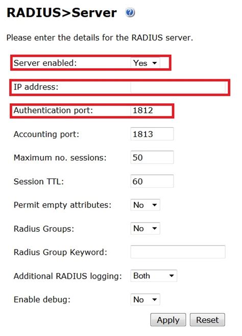 Radius Configuration Swivel Knowledgebase