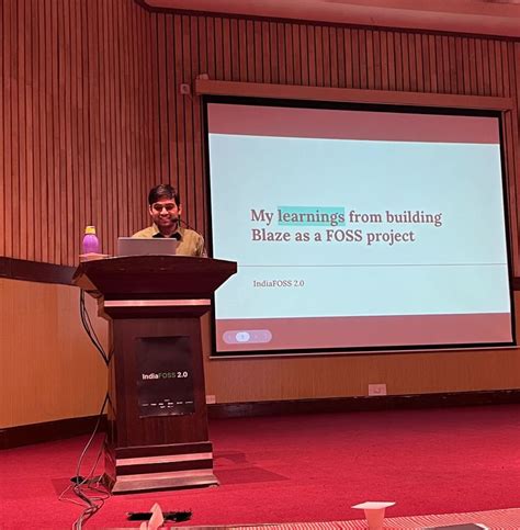 Akash Hamirwasia On Linkedin Indiafoss