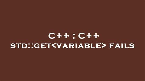 C C Stdget Variable Fails Youtube