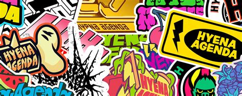 Stickers Hyenaagenda