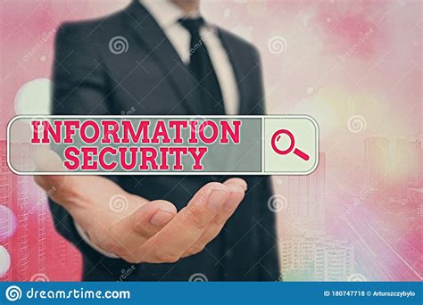 Conceptual Hand Writing Showing Information Security Business Photo Text Infosec Preventing