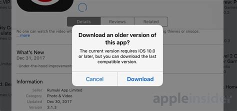 How To Download Old Versions Of Apps From The App Store On An Older