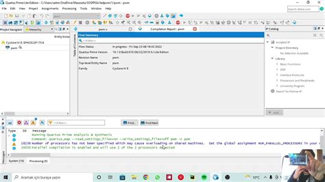 Fpga Verilog Ile Led Blink Youtube