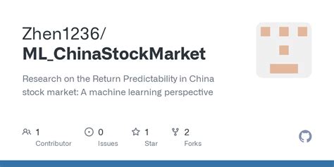 Github Zhen1236mlchinastockmarket Research On The Return