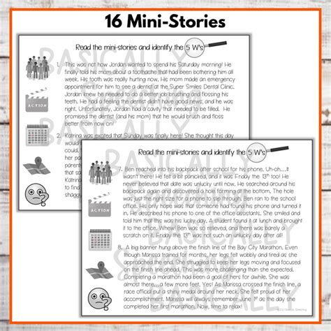 Wh Questions Activity Short Stories Support Strips And Graphic Organizers Made By Teachers