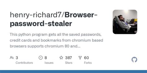Laurent Marchelli On Linkedin Github Henry Richard7browser Password Stealer This Python