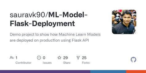 Github Sauravk90ml Model Flask Deployment Demo Project To Show How Machine Learn Models Are