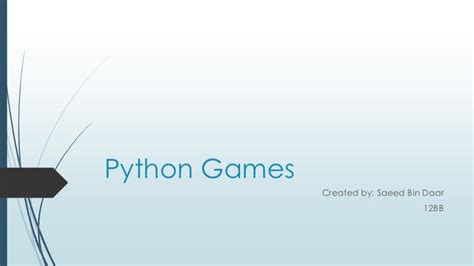 python games