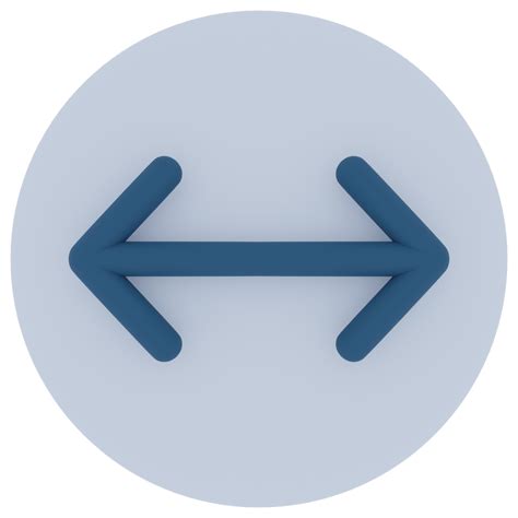 Left Right Arrow 3d Illustration 10329377 Png