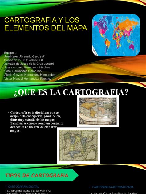 Cartografia Y Los Elementos Del Mapa Pdf
