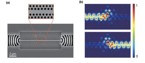 A Scanning Electron Micrograph Of The Fabricated Chiral Photonic