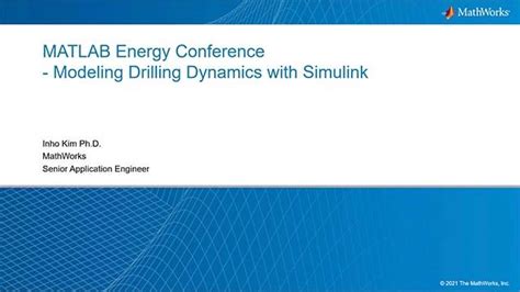 Modeling Drilling Dynamics With Simulink Matlab And Simulink