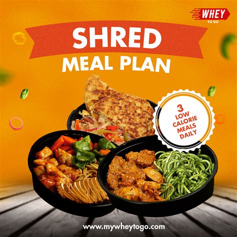 Shred Meal Plan Whey To Go