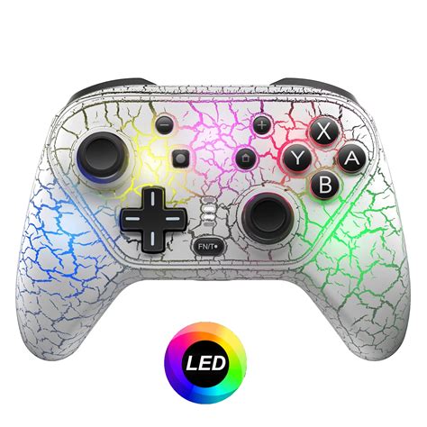 Realmz Wired Led Light Up Pro Controller For Nintendo Switch Oled