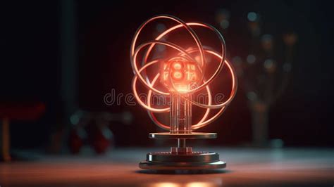 Atom Close Up Background Wallpaper For Powerpoint And Presentations Ai Generated Stock