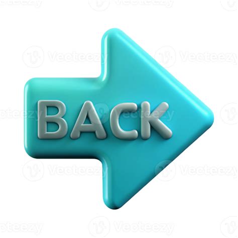 Iconic Abstract Clean Lines Flat Cyan Back Arrow Crisp Edges With Scalable Design Precision