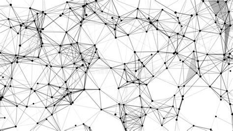 Abstract Plexus Geometrical Shapes Connection And Web Concept Stock