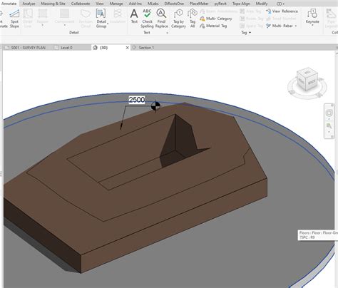 building pad on toposurface extruded autodesk community