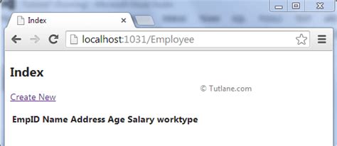 Crud Operations Using Adonet Entity Framework In Aspnet Mvc Example Tutlane