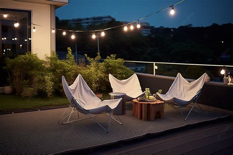 어둠 속에서 야외 데크 의자 계절 나무 낮 배경 일러스트 및 사진 무료 다운로드 Pngtree