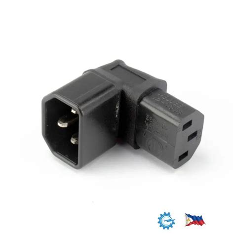 Right Angled M F IEC Adapter C To C AC Pins Lazada PH