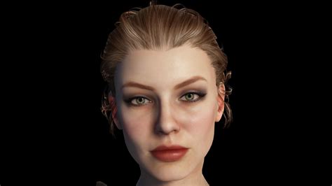 Realistic Sportive Beautiful Blond Girl Full Rigged For Blender 3d Model Animated Rigged Cgtrader