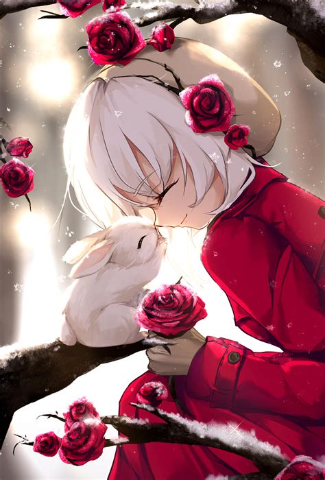 Anime Girl Trench Coat