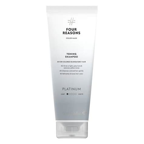 Four Reasons Color Mask Toning Shampoo Platinum 250ml - sävyttävä ...