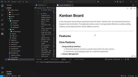 basanta khatri on linkedin react tailwindcss javascript webdevelopment kanban productivity