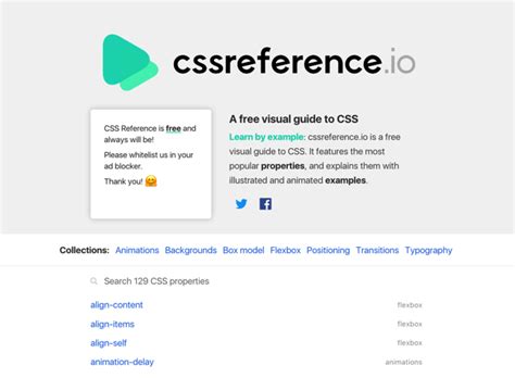 CSS Reference 前端設計師必備手冊收錄 CSS 樣式表屬性說明及範例