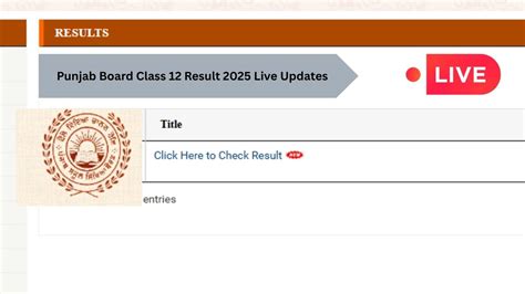 Pseb 12th Result 2025 Declared Highlights Direct Link To Download Punjab Board 12th Result At