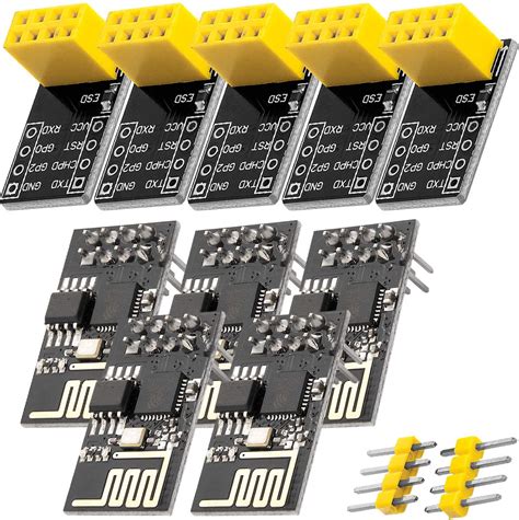 Azdelivery 5 X Esp8266 01s Esp 01 Wlan Wifi Module Met Breadboard Adapter Compatibel Bol